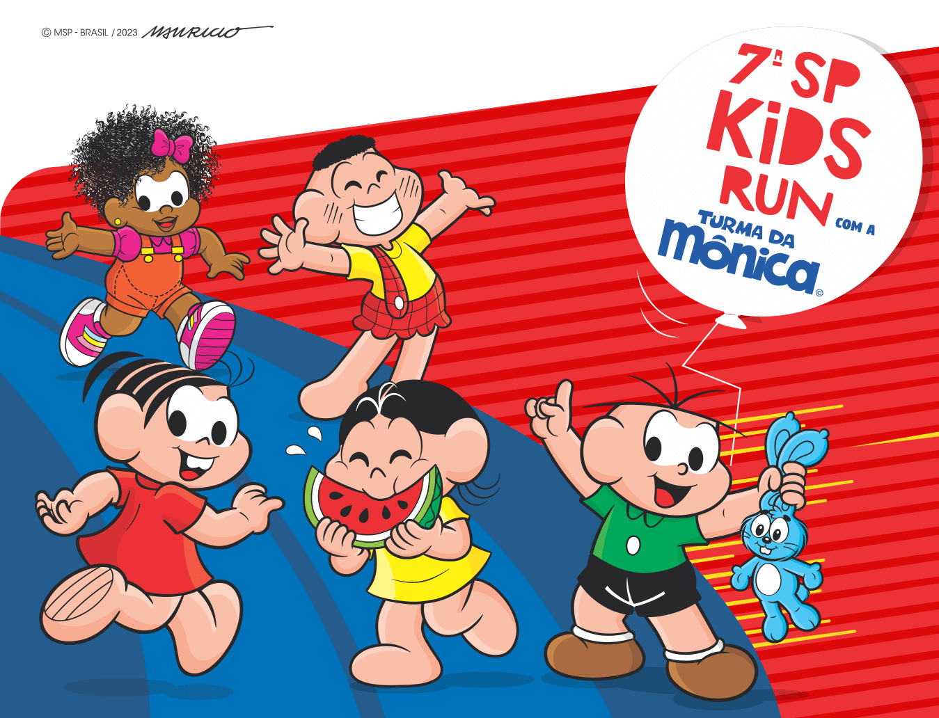 SP Kids Run com a Turma da Mônica promete acelerar a diversão